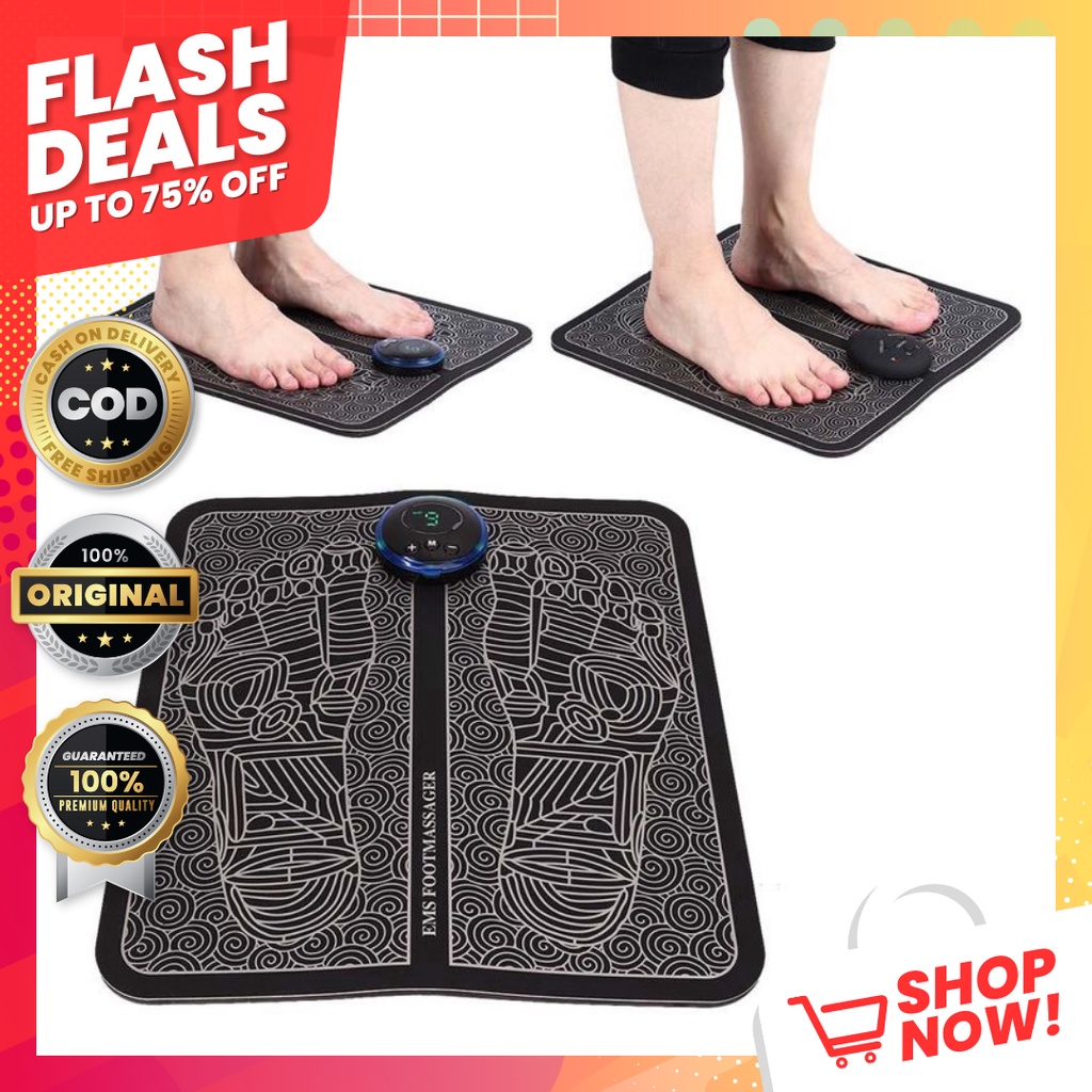 Original Electric Foot Massager Pad Feet Acupuncture Stimulator ...