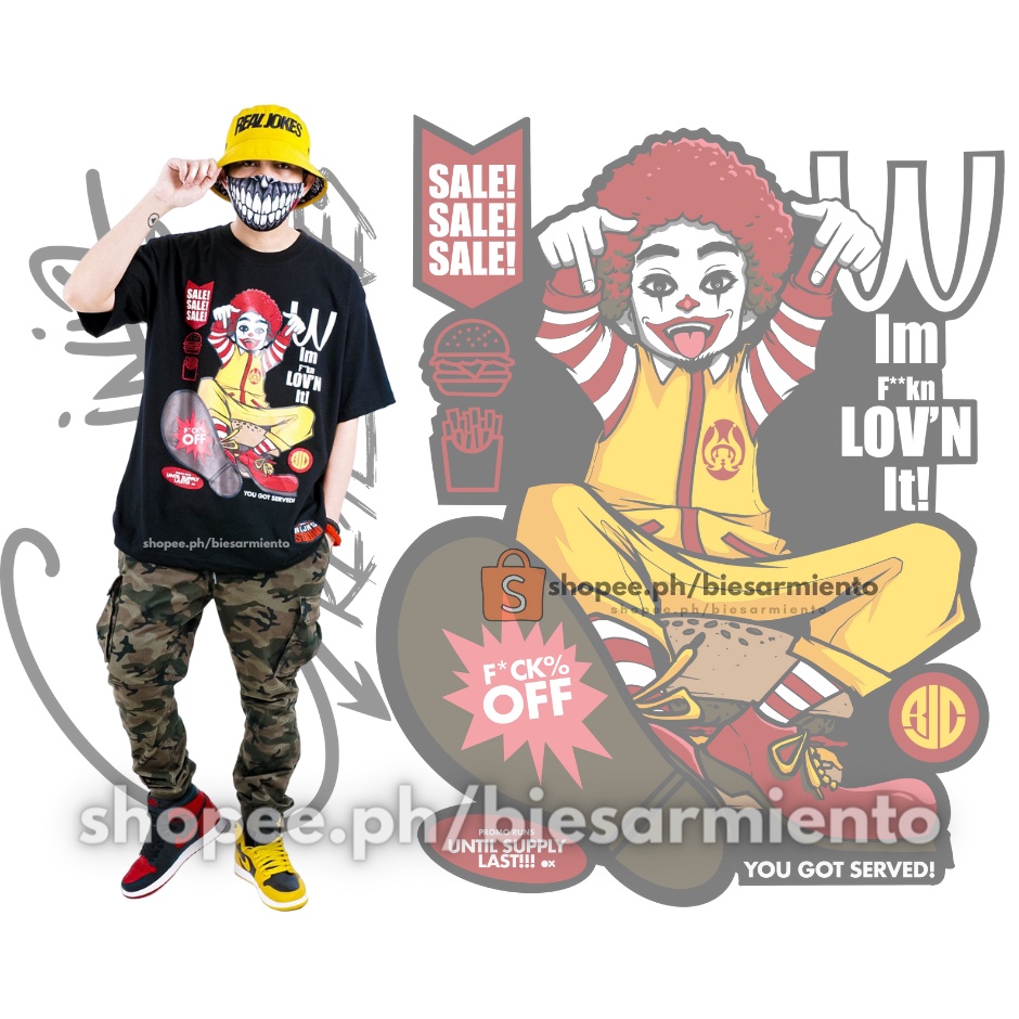 Real Jokes Clothing MC SIN (Black) | Shopee Philippines