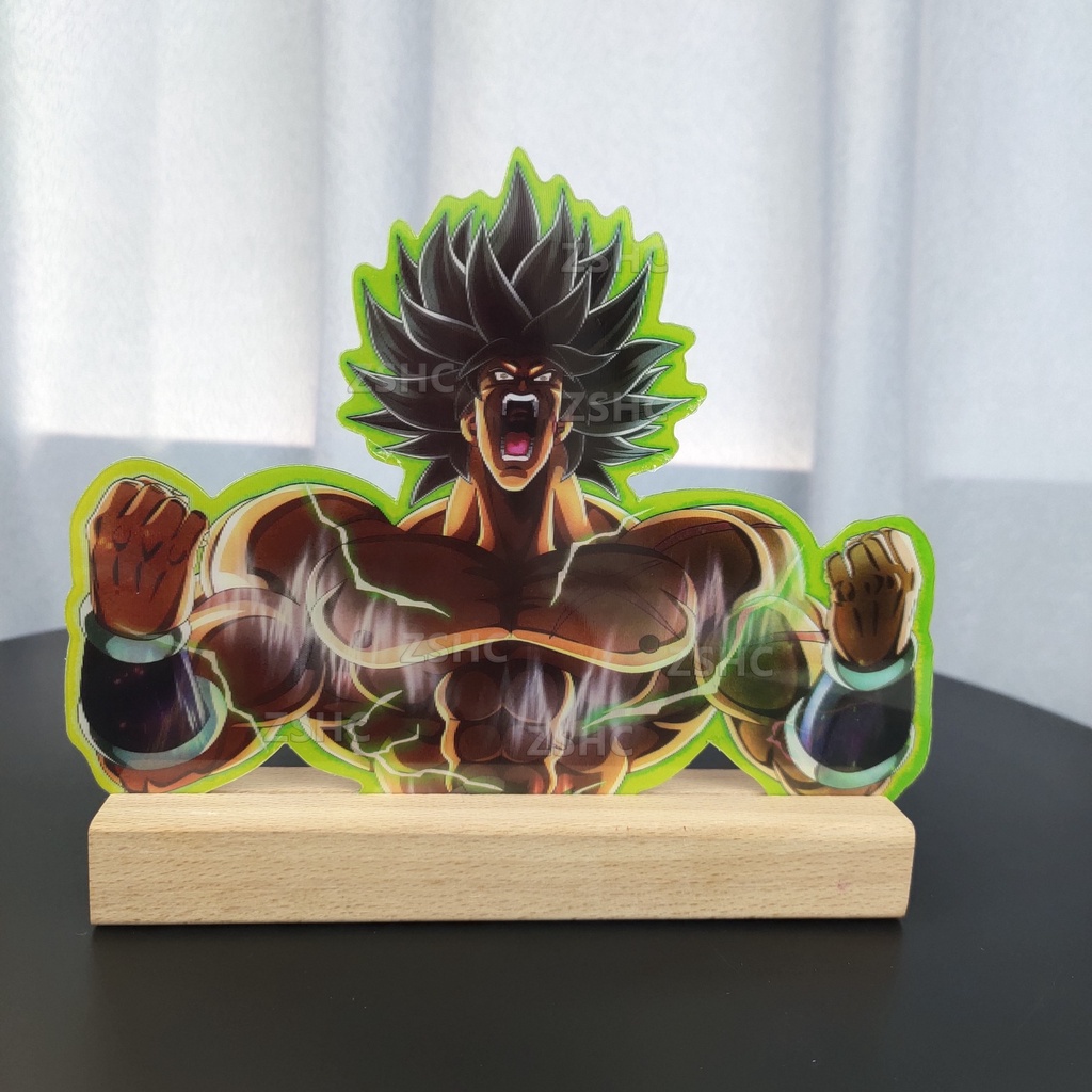 Broly 3D Motion Sticker Dragon Ball Super Anime Car Sticker Waterproof ...