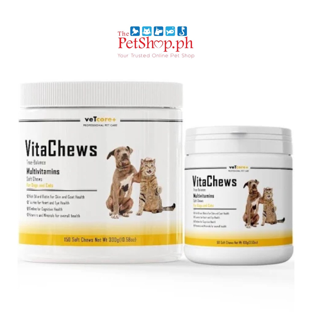 VetCore+ VitaChews Multivitamins (soft chews) for Dogs and Cats Vet ...