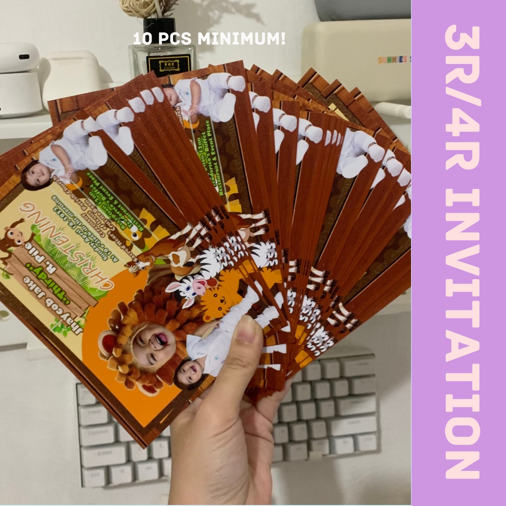 DEXA | 3R or 4R Invitation | 10 PCS MINIMUM | Non-Faded using Resin ...