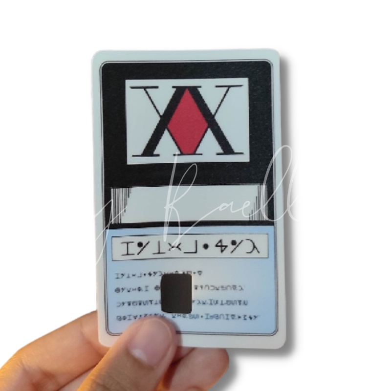 Hunter License ATM / Debit / Beep Card Skin | HunterxHunter | Hunter ...
