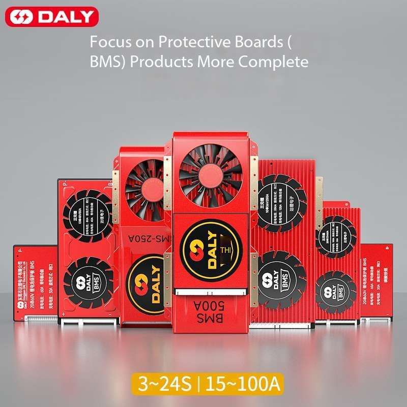 BMS Lifepo4 4S 12V 10A~50A DALY BMS for lifepo4 32650 3.2v nominal Wide Application. | Shopee ...