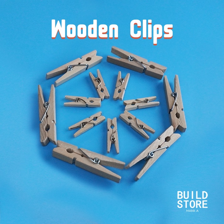 Wooden Clips 100 pcs 4.5cm for Wooden DIY, Household DIY, All-Around ...