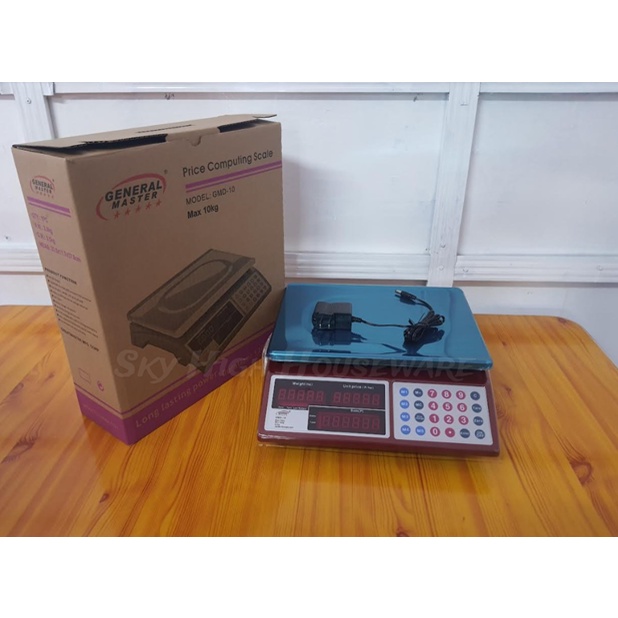 GENERAL MASTER PRICE COMPUTING SCALE/TIMBANGAN/DIGITAL WEIGHING SCALE ...