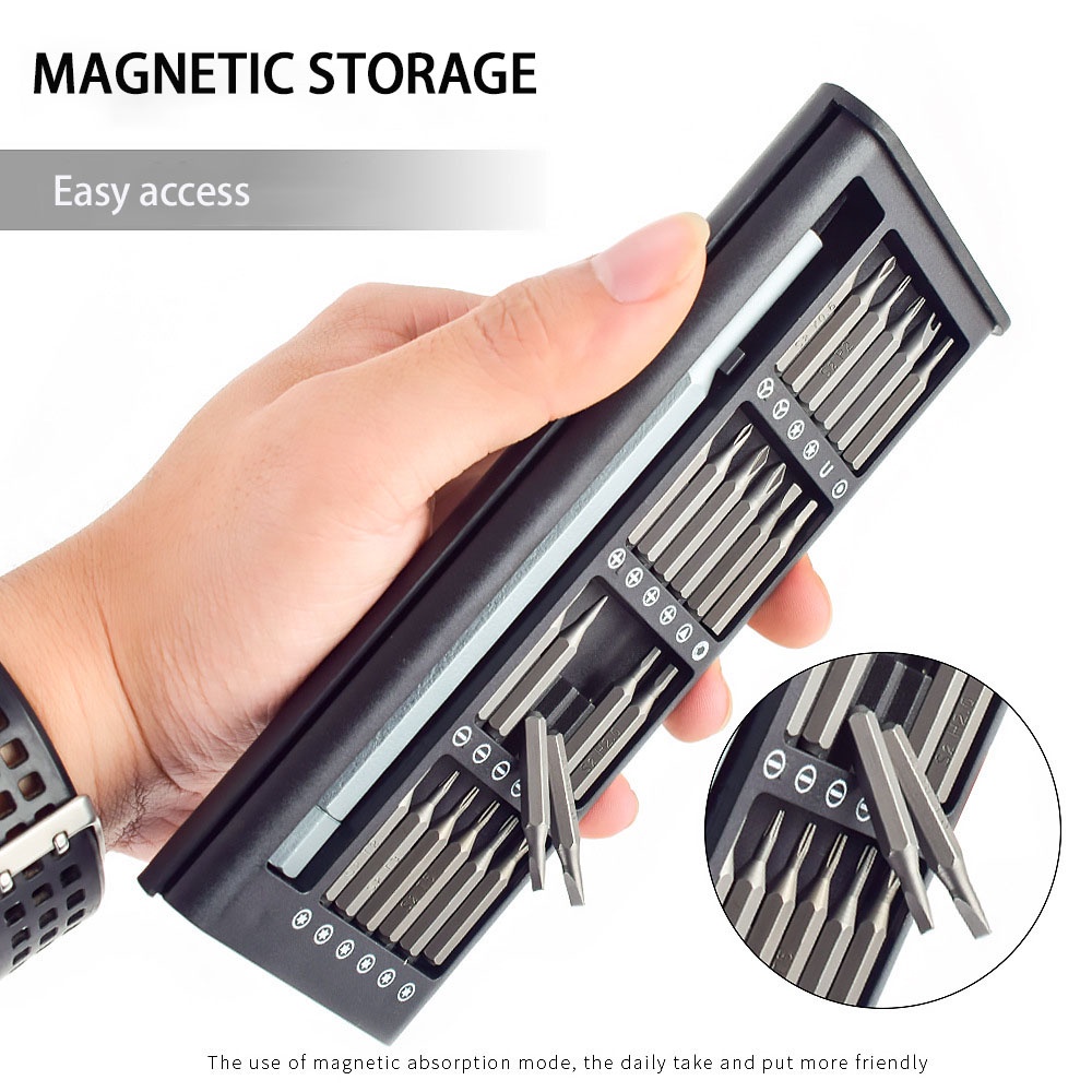 24 in 1 Multifunctional Screwdriver Set Magnetic Suction Disassembly ...