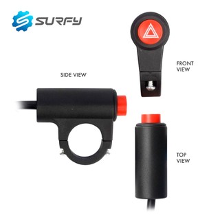 Domino Hazard Switch Motorcycle Handle Bar Clamp Type Plug and Play ...