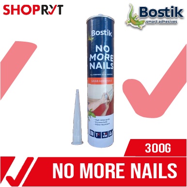 Bostik No More Nails Multi-Purpose Construction Adhesive 300g - Ideal ...