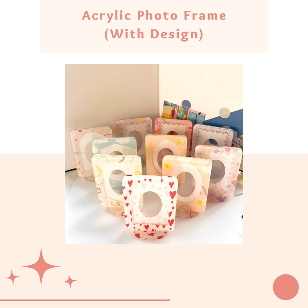 Acrylic Photo Frame (With Design) | Shopee Philippines