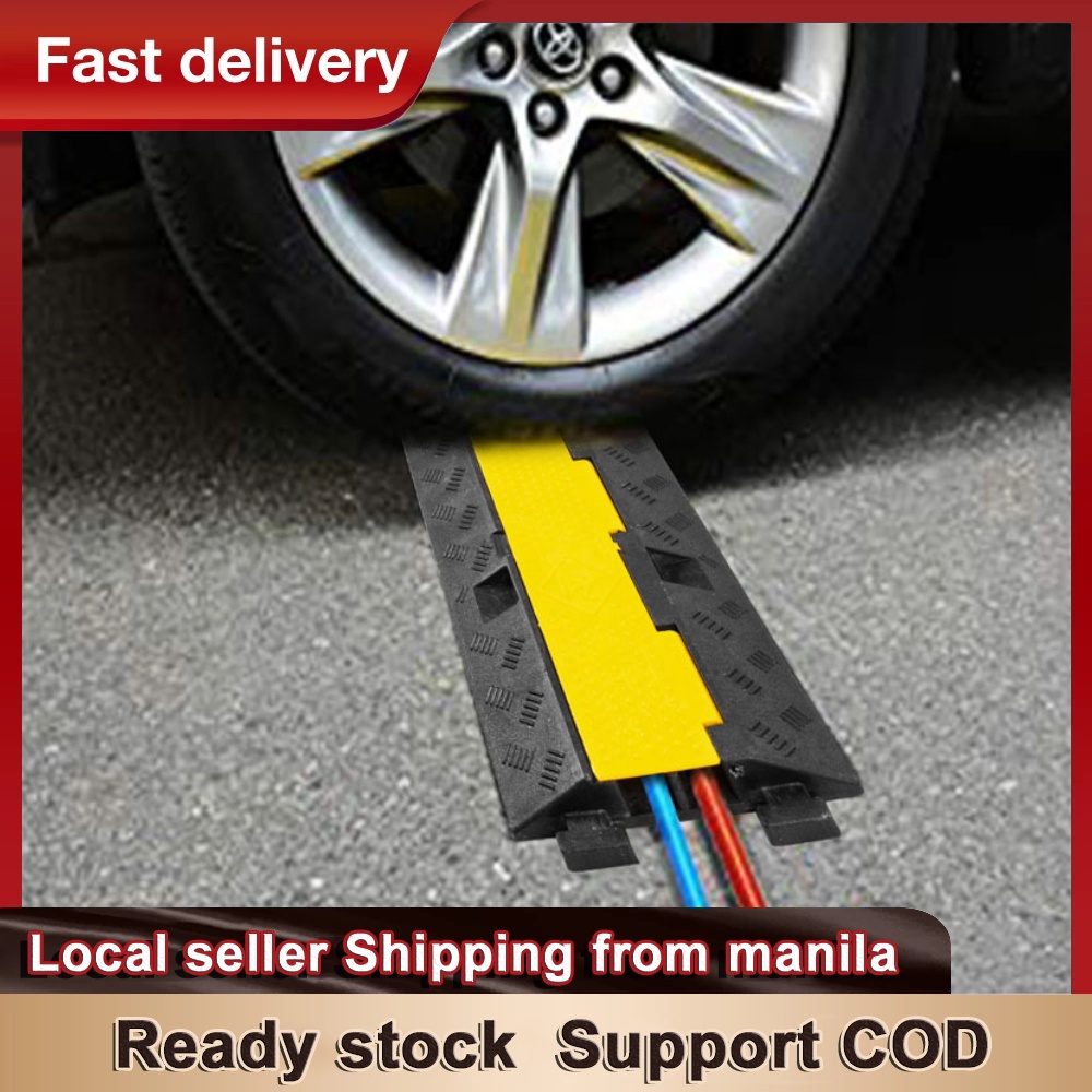 Rubber Humps Speed Bump Speed Hump Cable Protector 2 Channe | Shopee ...