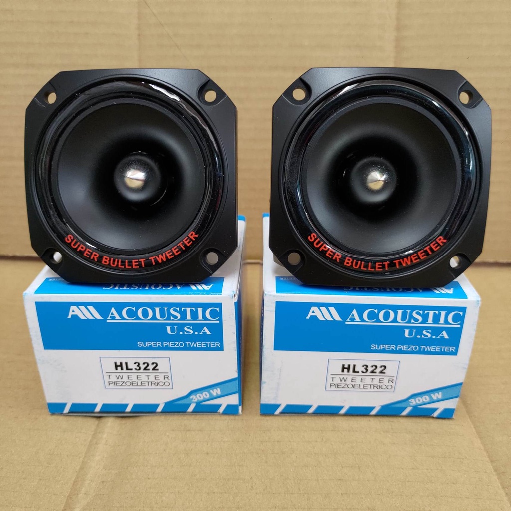 2 pcs Super Piezo Bullet type Tweeter HL322 | Shopee Philippines