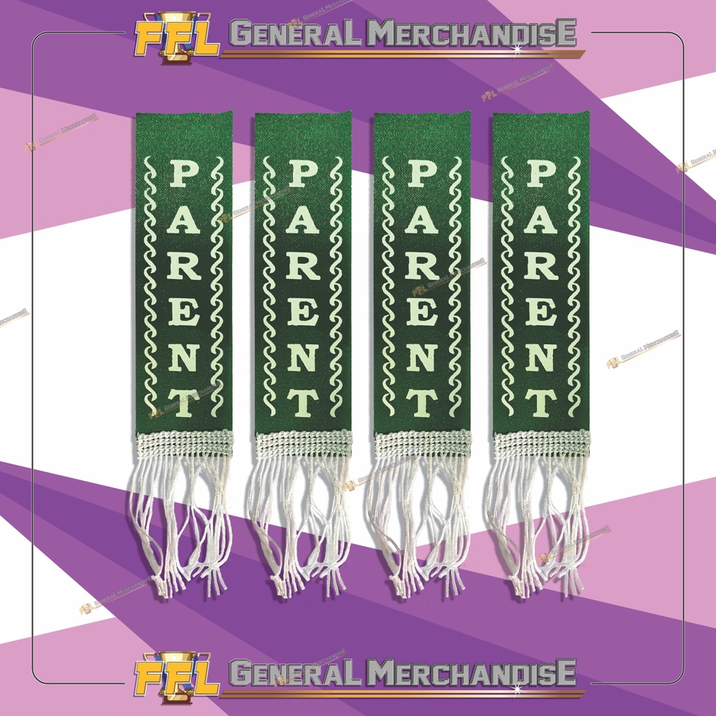 Ribbon with Tassle - Parent Royal Blue & Emerald Green | Shopee Philippines