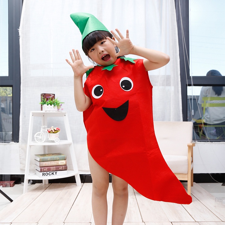 Nutrition Month Vegatables Cosplay Costume For Kids(Freesize) | Shopee Philippines