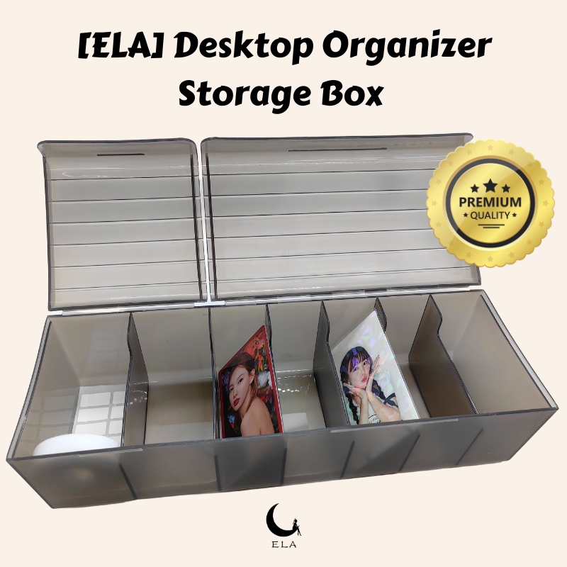 [ELA] Desktop Organizer Storage Box | Shopee Philippines