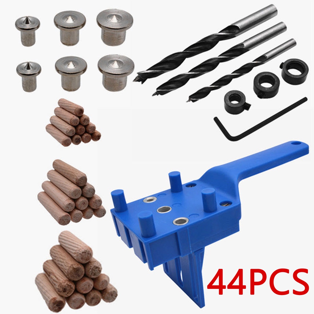 TXL Woodworking Doweling Jig Drill Handheld Pocket Hole Jig System Wood ...