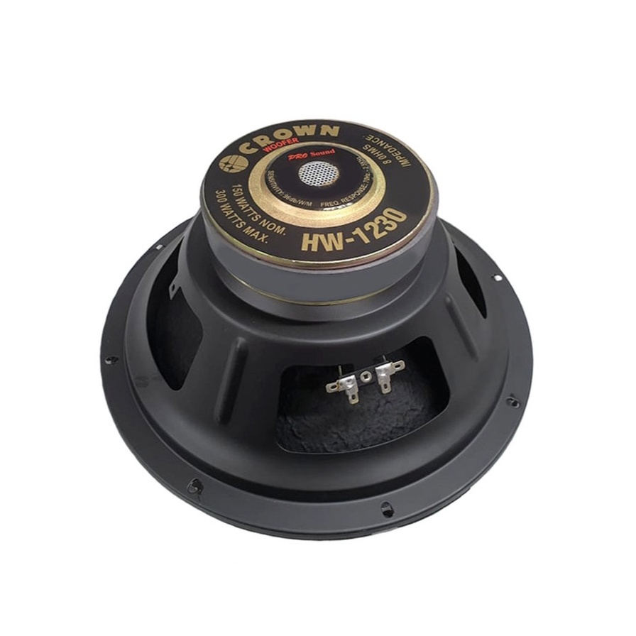 Crown HW-1230 12'' inch High Performance Woofer ( 300 Watts ) | Shopee ...