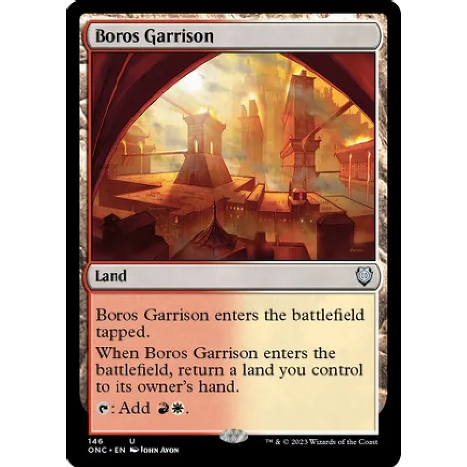 MTG ONC : Boros Garrison - Pack Fresh Commander: Phyrexia: All Will Be ...