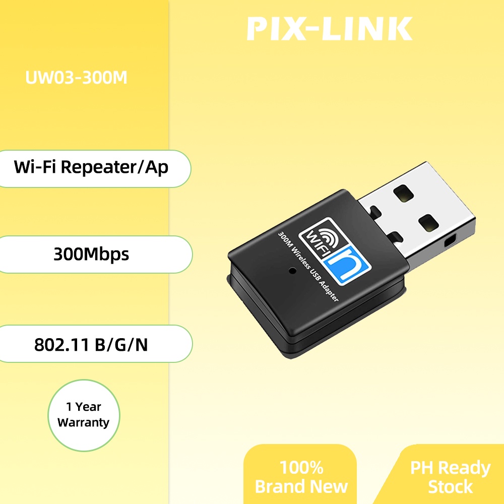 WiFi Dongle 300Mbps Mini Usb Wifi Adapter For Pc Windows Mac Wifi ...