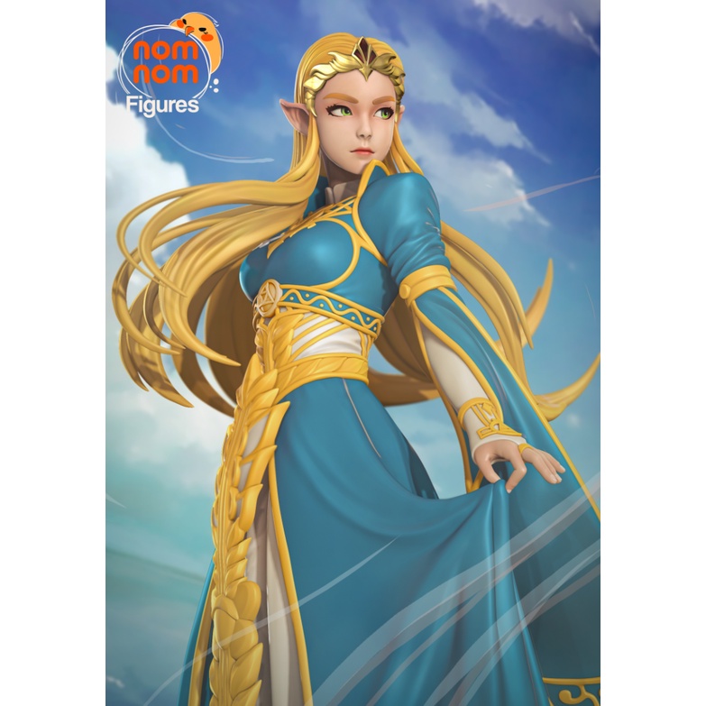 Princess Zelda from Breath of the Wild Resin 3D Printed Statue | Shopee ...