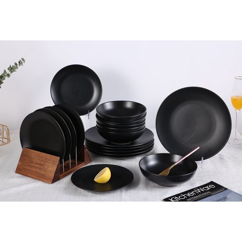 Melamine Dinnerware Plates and Bowls Dishes Plates Outdoor and Indoor ...