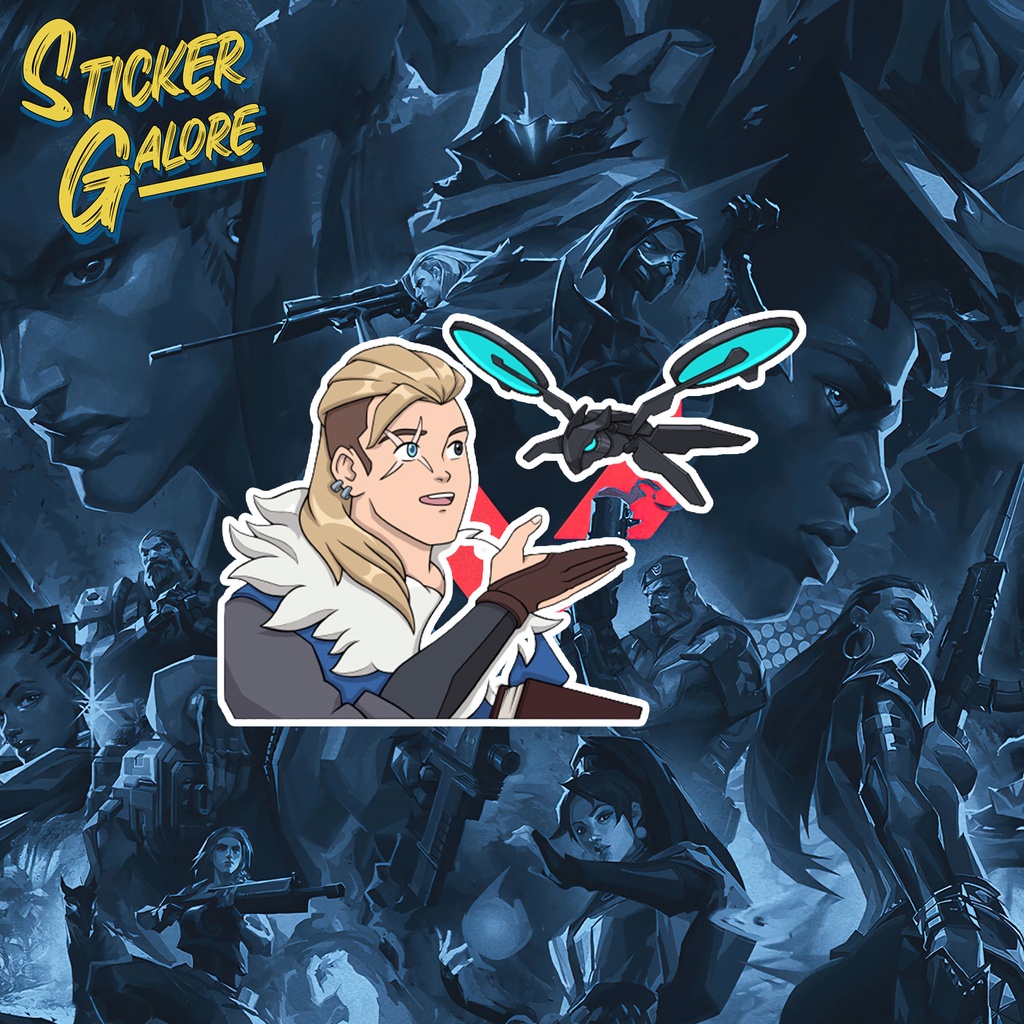 SOVA VALORANT SPRAY STICKERS (WATERPROOF AND SCRATCH PROOF, VINYL ...