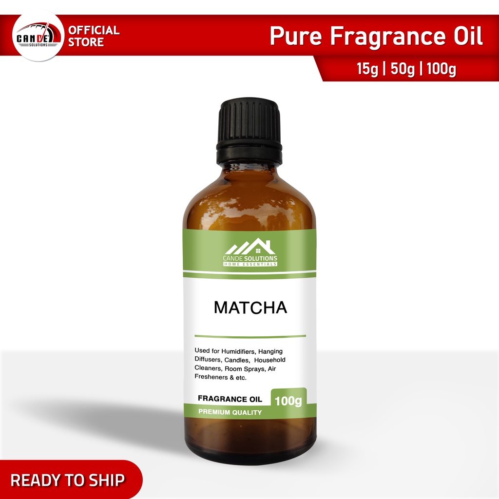 Matcha Fragrance Oil (Pure) for making Candles, Hanging Diffusers, Reed ...