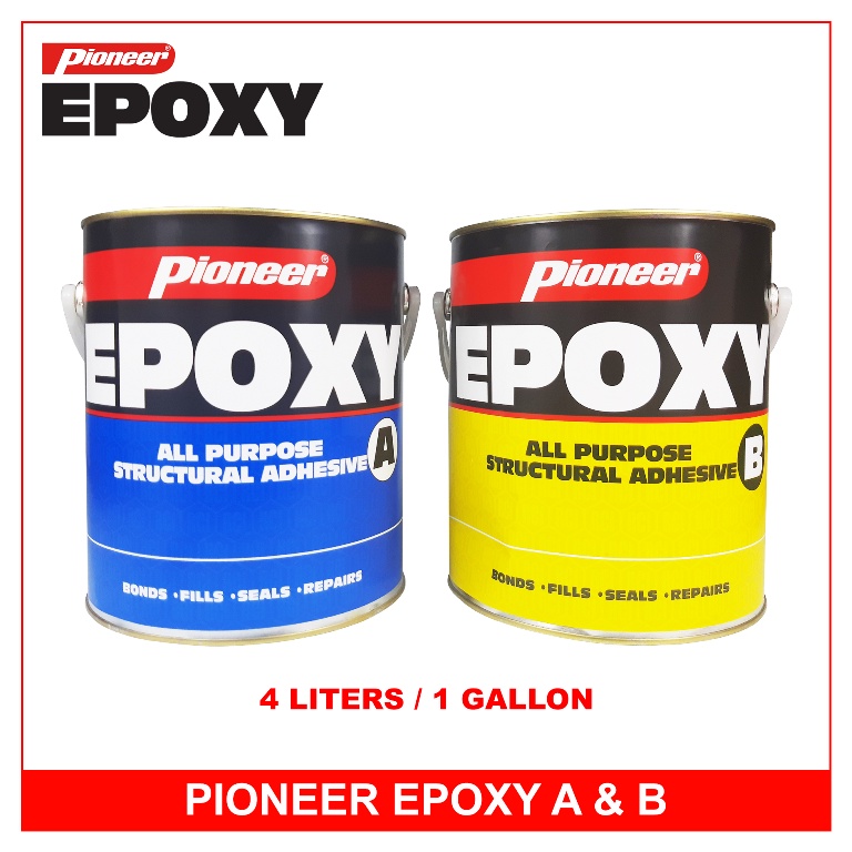Pioneer Epoxy A & B 4L Set (1GAL) All Purpose Structural Adhesive ...