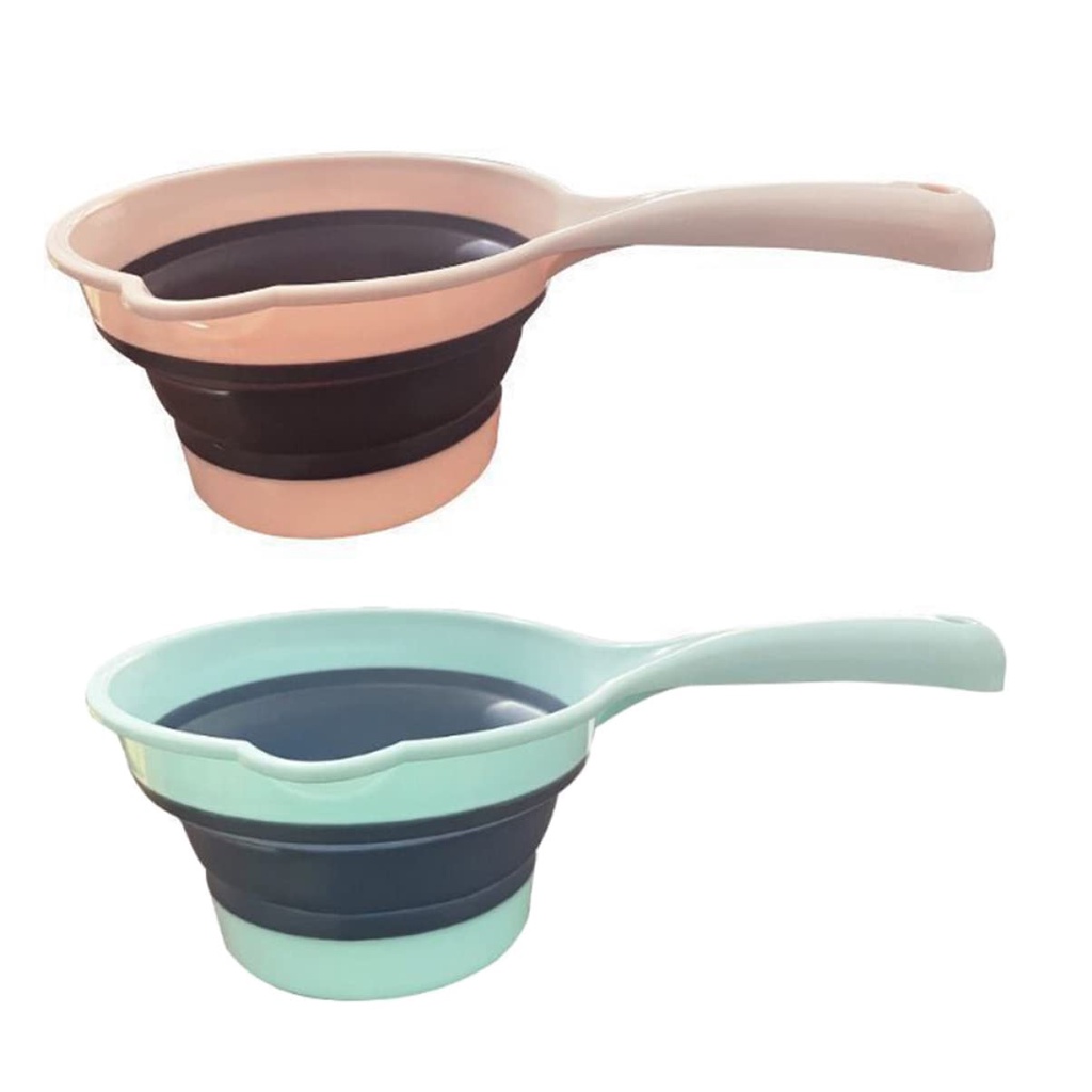 Collapsible Spoon Bath Ladle Bathroom Rinse Cup Water Scoop Dipper-KC60 ...