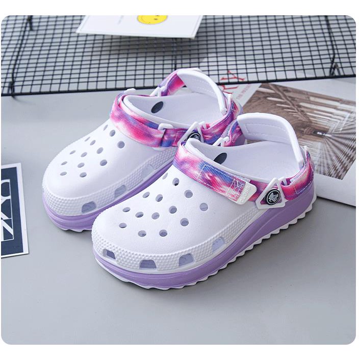 Ape new style Arrival Cutie crocs for women platform high heels Velcro ...