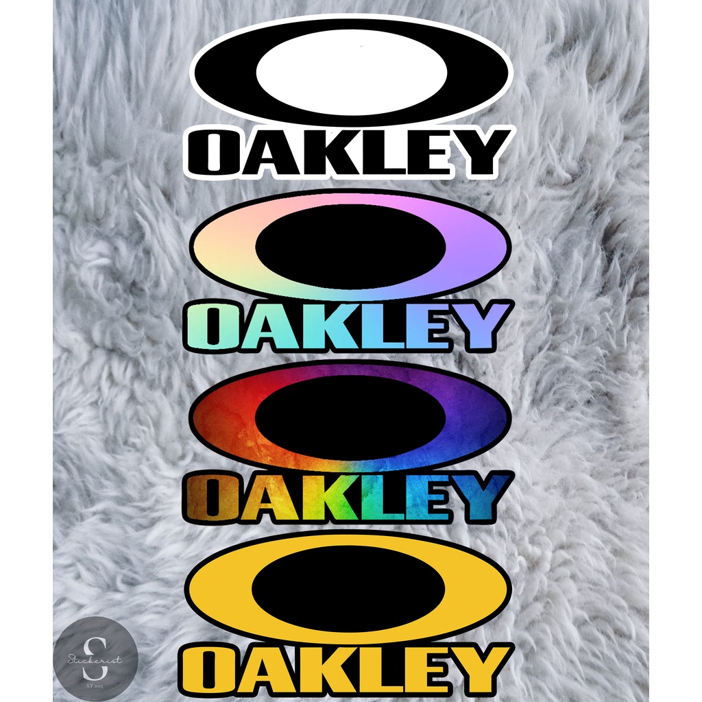 Oakley Vinyl Sticker For Car Bike Motorcycle Helmet Tumbler Stationary ...