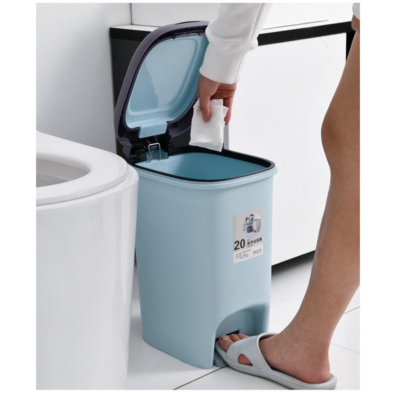 Foot Pedal Garbage Bin in 10L Capacity Suitable for Kitchen, Office ...