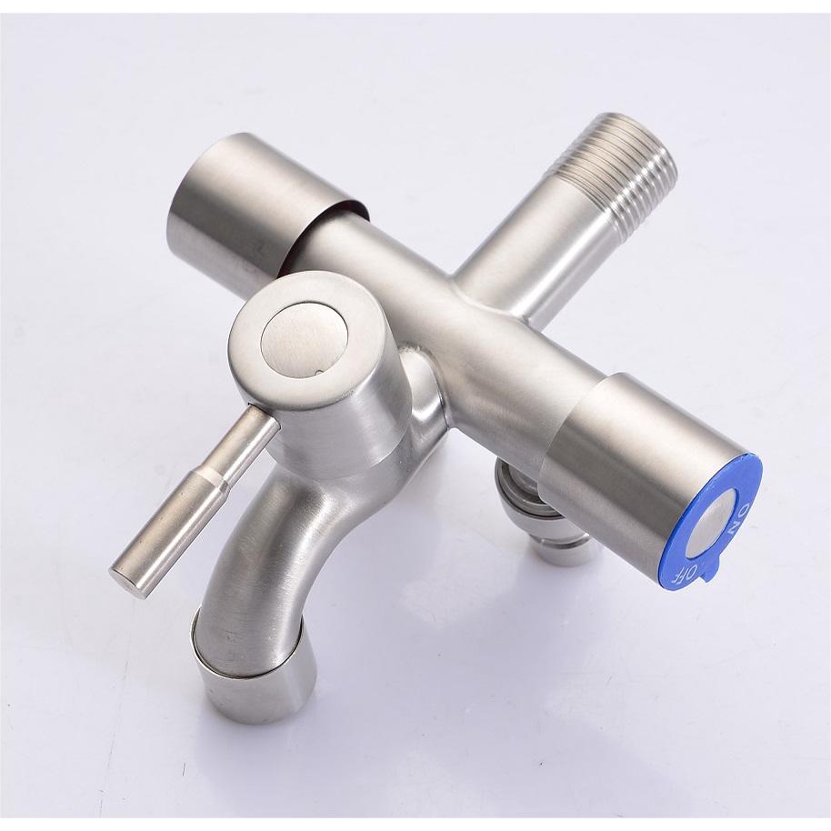 304 Stainless Steel Three Tap Multifunctional Stainless Steel Faucet ...