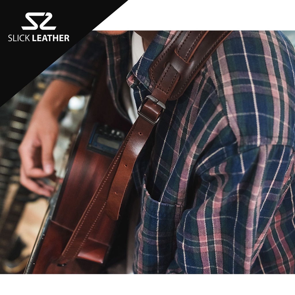 Slick Leather - Guitar Strap Top Grain Leather | Shopee Philippines