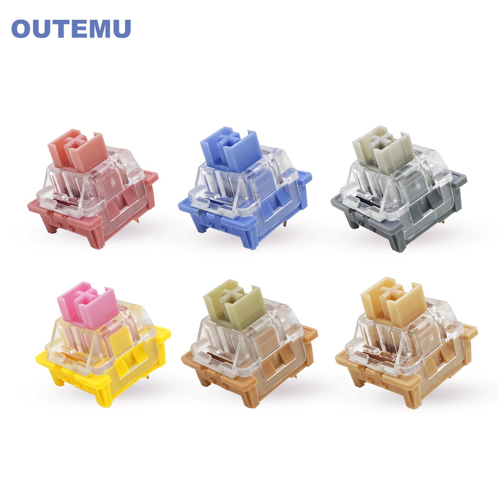 LY ☇Outemu Switches Silent Clicky Mechanical Keyboard Switch 3Pin ...