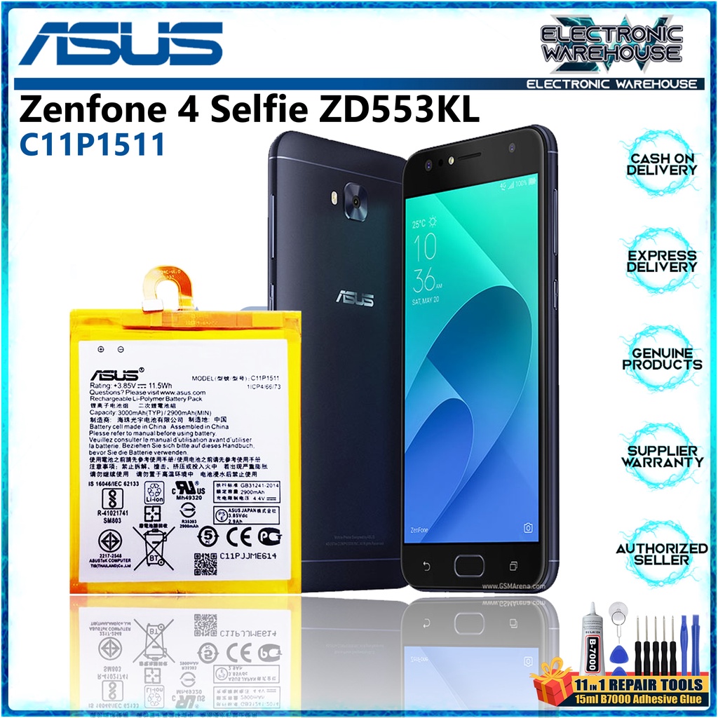 Battery for Asus Zenfone 4 Selfie ZD553KL Model C11P1511 | Shopee ...