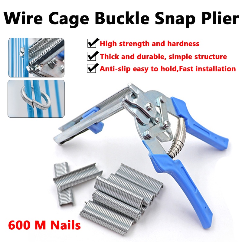Wire Cage Hog Ring Pliers Chicken Cage Clamp Poultry Mesh Cage Fencing ...