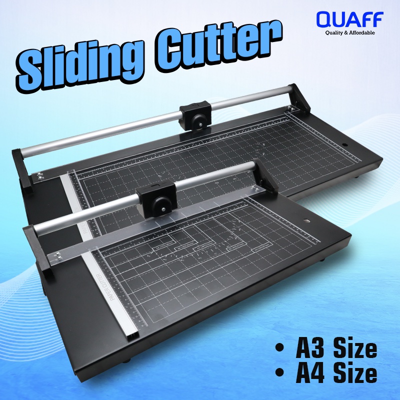 Quaff Sliding Cutter Heavy-Duty A4 A3 Size | Shopee Philippines