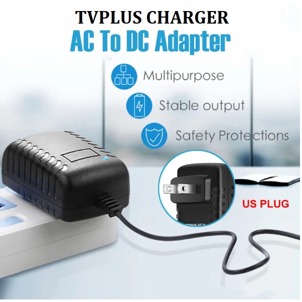 TVPlus Charger TV Plus Charger Adapter adopter Power supply for ...