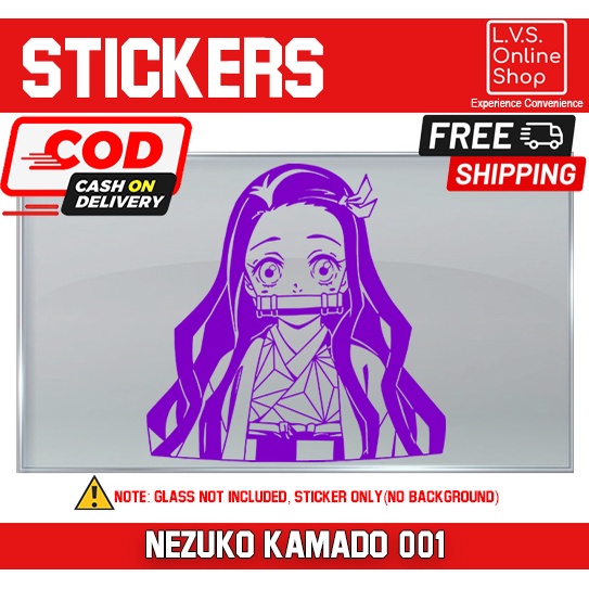 Nezuko Kamado 001 - For Laptop Motorcycle Car Motor Tumbler - Anime ...