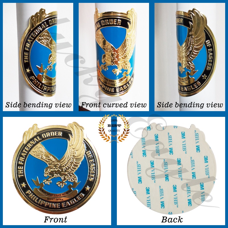 Lucky Eagle Super Bendable Brass Metal the Fraternal Order of Eagles ...