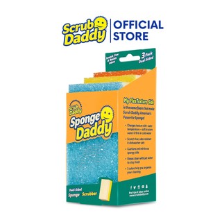 Sponge Daddy Dual Sided Scrubber + Sponge | Shopee Philippines
