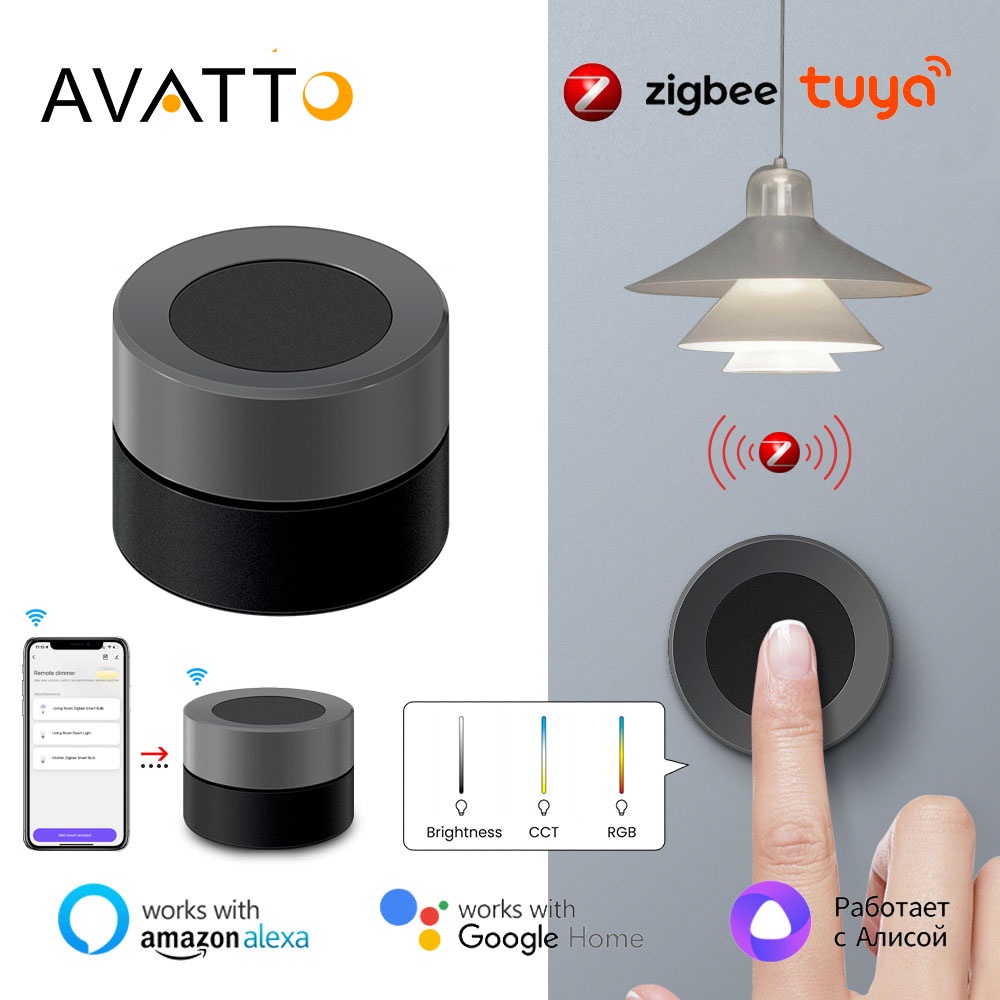 AVATTO Tuya ZigBee Smart Knob Switch,Wireless Automation Scene Remote ... AVATTO Tuya ZigBee Smart Knob Switch,Wireless Automation Scene Remote ...
