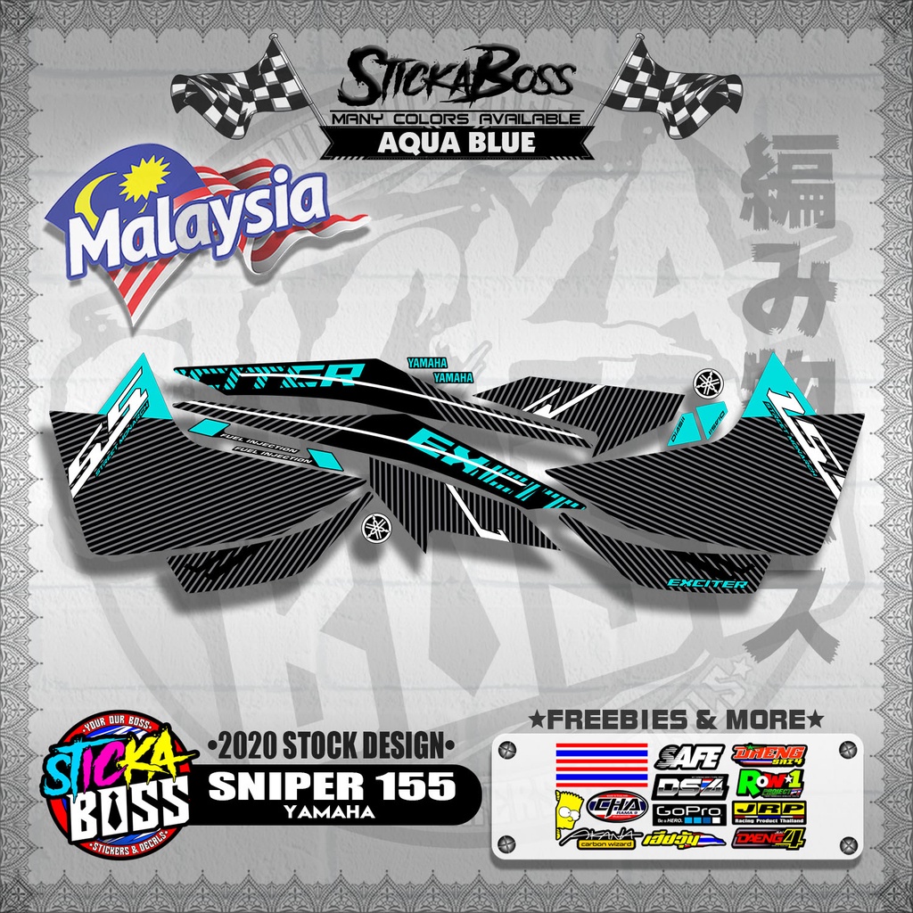 SNIPER 155 MALAYSIAN DECAL ( 2020 STOCK DESIGN )【WITH FREEBIES ...