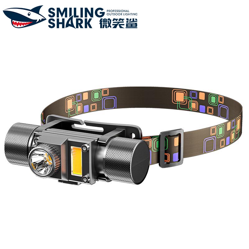 Smiling Shark K510 Led Headlight Rechargeable Headlamp Cob Xpg ...