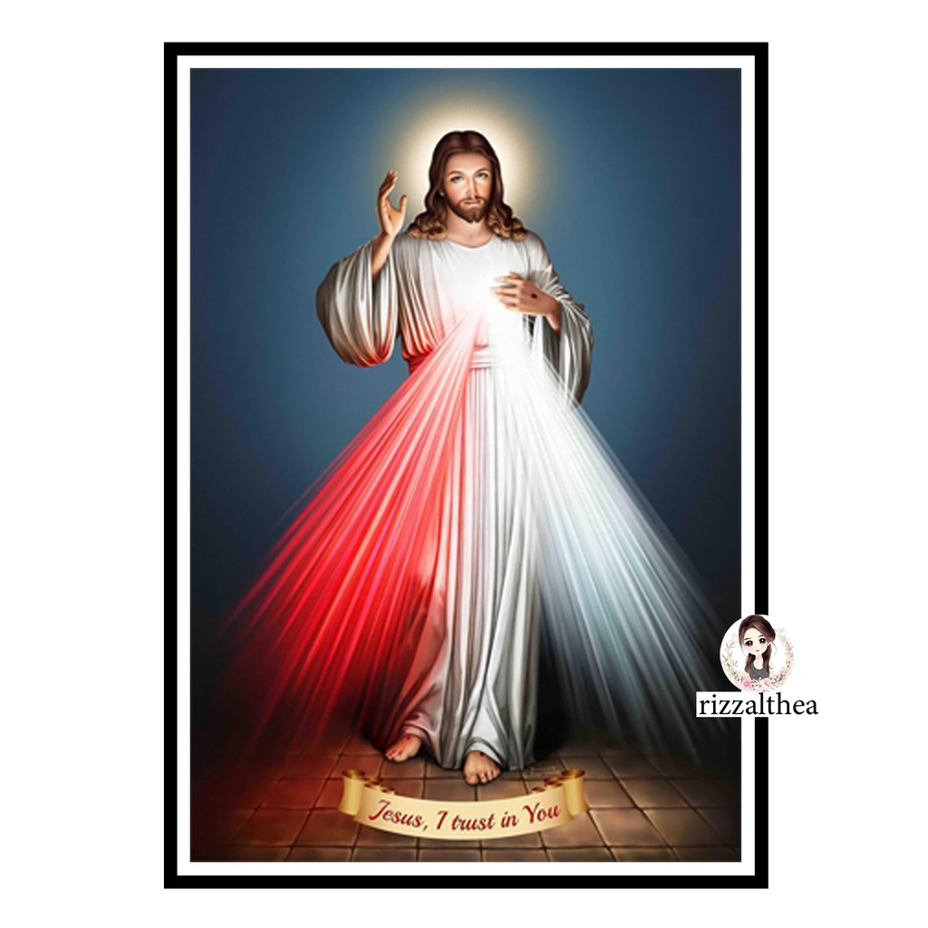 Divine Mercy (2) Cross Stitch “PATTERN ONLY” | Shopee Philippines