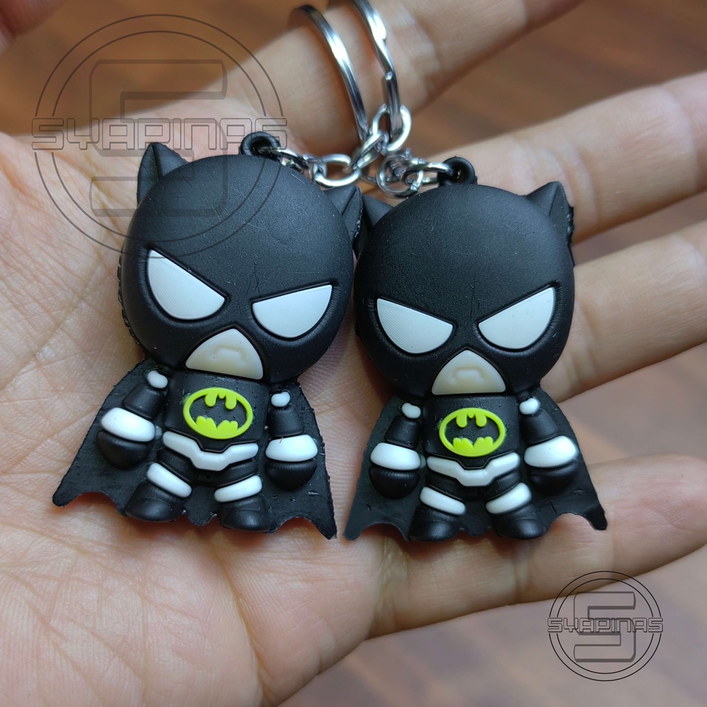 Batman Toy Keychain Batman Silicone Keychain Batman Key Holder Batman ...