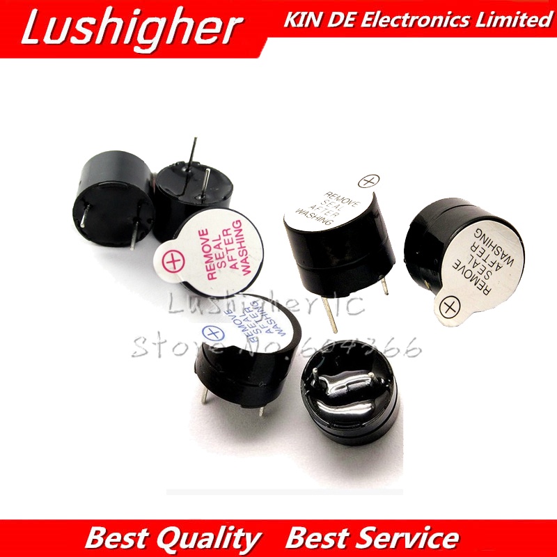 10 Pcs Active Buzzer 3V 5V 12V Magnetic Long Continuous Buzzer Sound 12 ...
