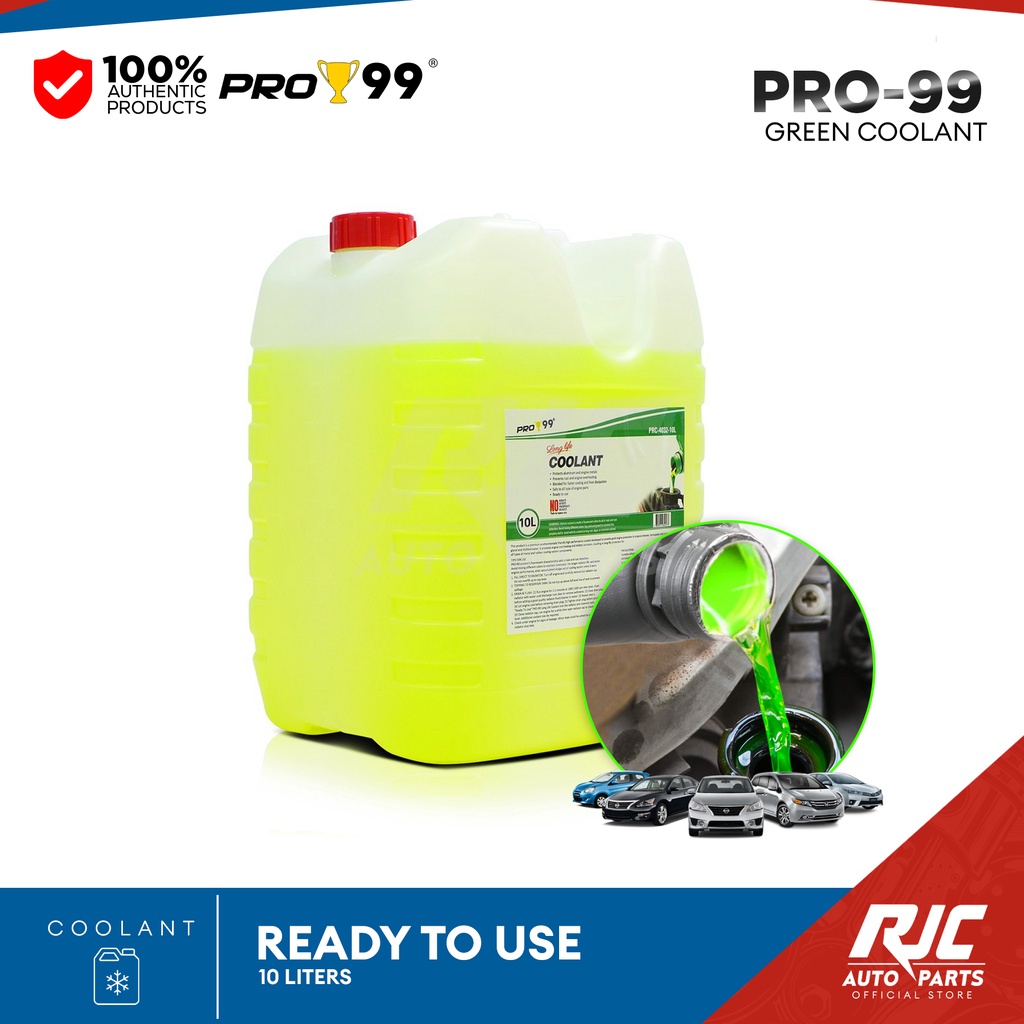 Pro-99 Coolant For Radiator Long Life Ready to Use 10 Liters Green ...