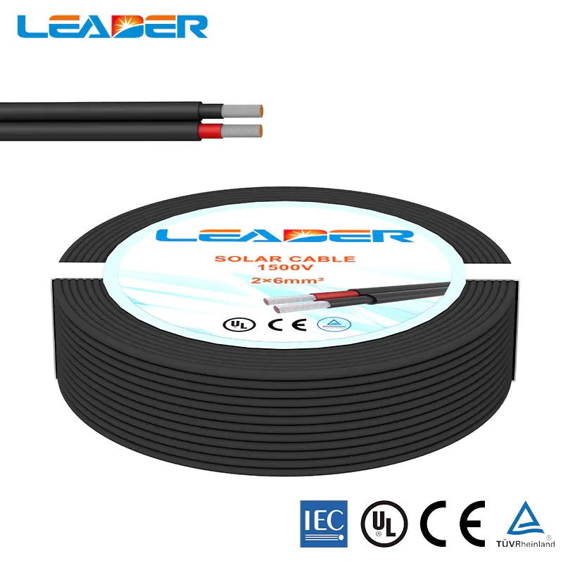 Solar Twin PV Cable High Quality LEADER Brand 4mm2 & 6mm2 - Sold Per ...