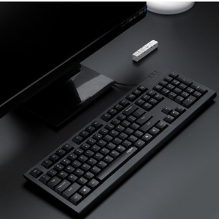 Rapoo NK1800 Wired Silent Keyboard for PC/Laptop 104 Keys 10 Million ...